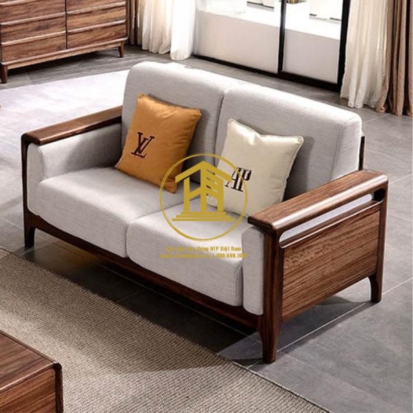 Sofa Gỗ Sồi SF07 - Nội Thất Sofa, Giường, Bàn, Ghế
